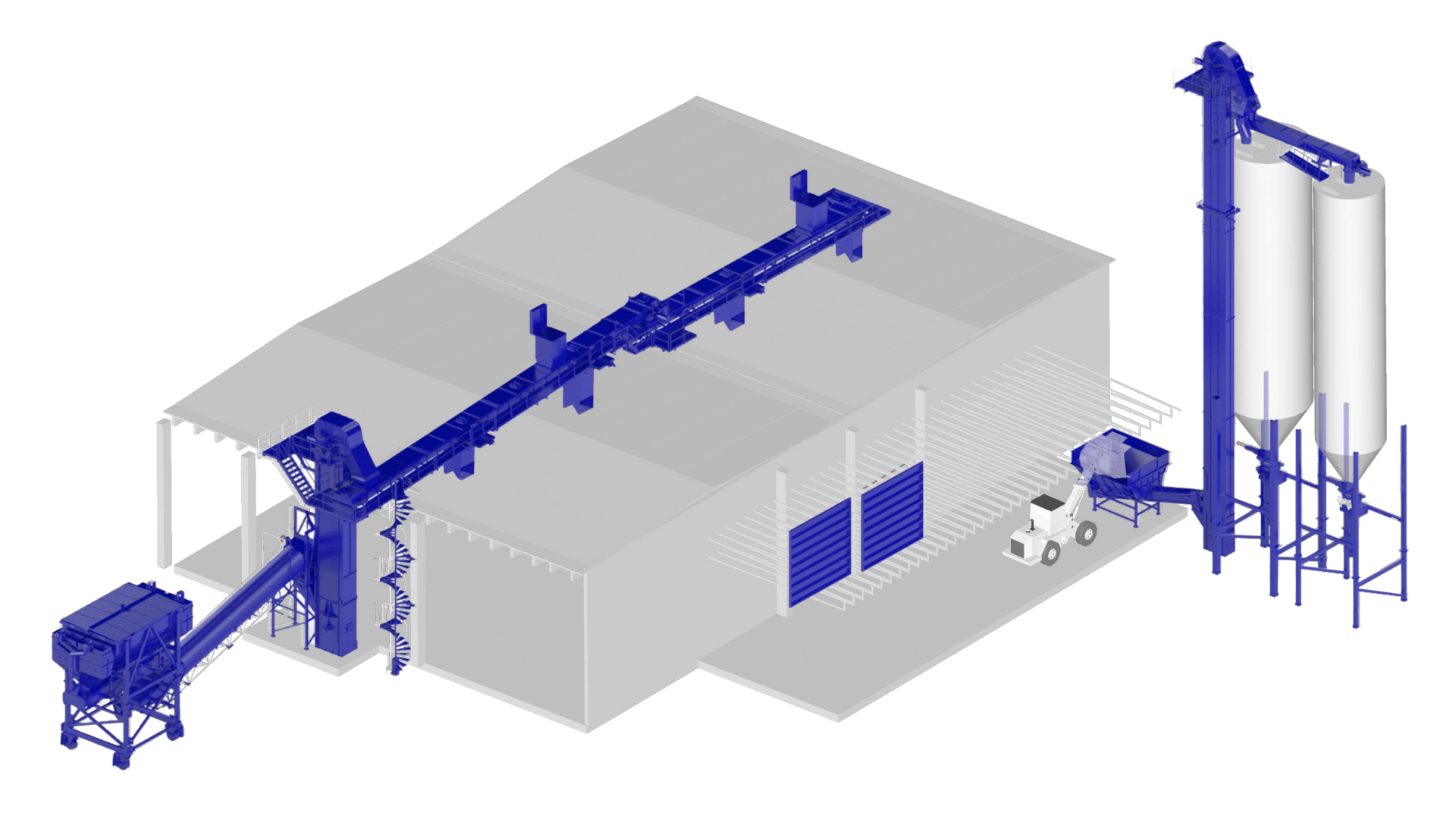 Silo Dischargers for bulk material handling | Laitex Oy
