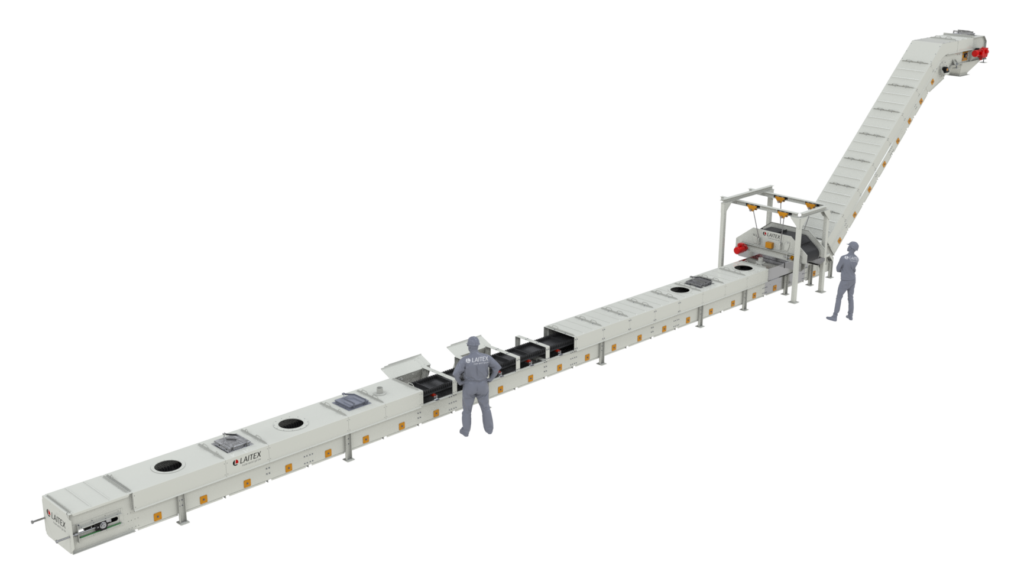 Sidewall Belt Conveyors by Laitex